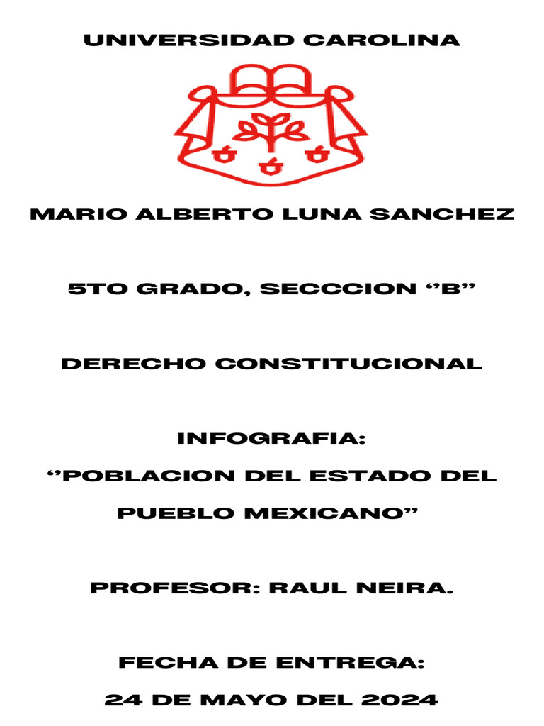 La Nacionalidad, Infografia - Mario Luna | PDF