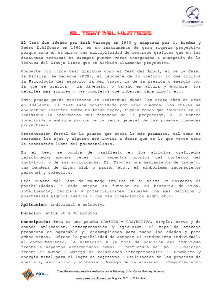 1 Guia Interpretacion Wartegg JCBM | PDF