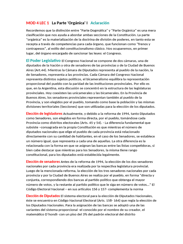 Resumen Mod 4 Consti | PDF