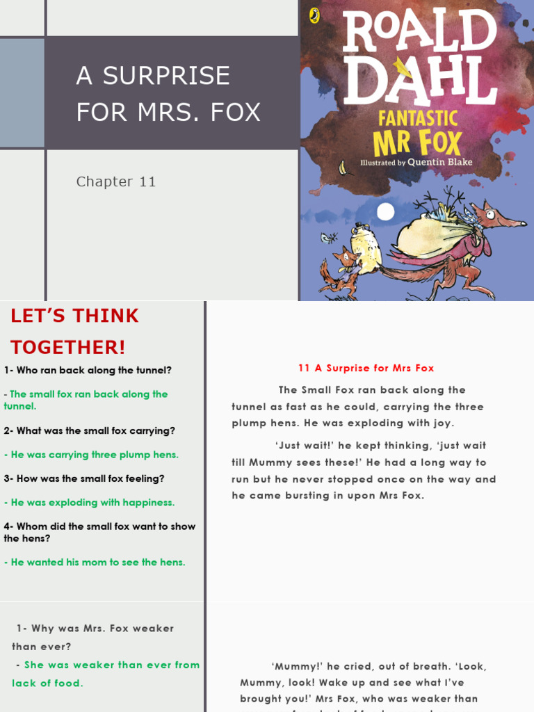A Surprise For Mrs. Fox | PDF