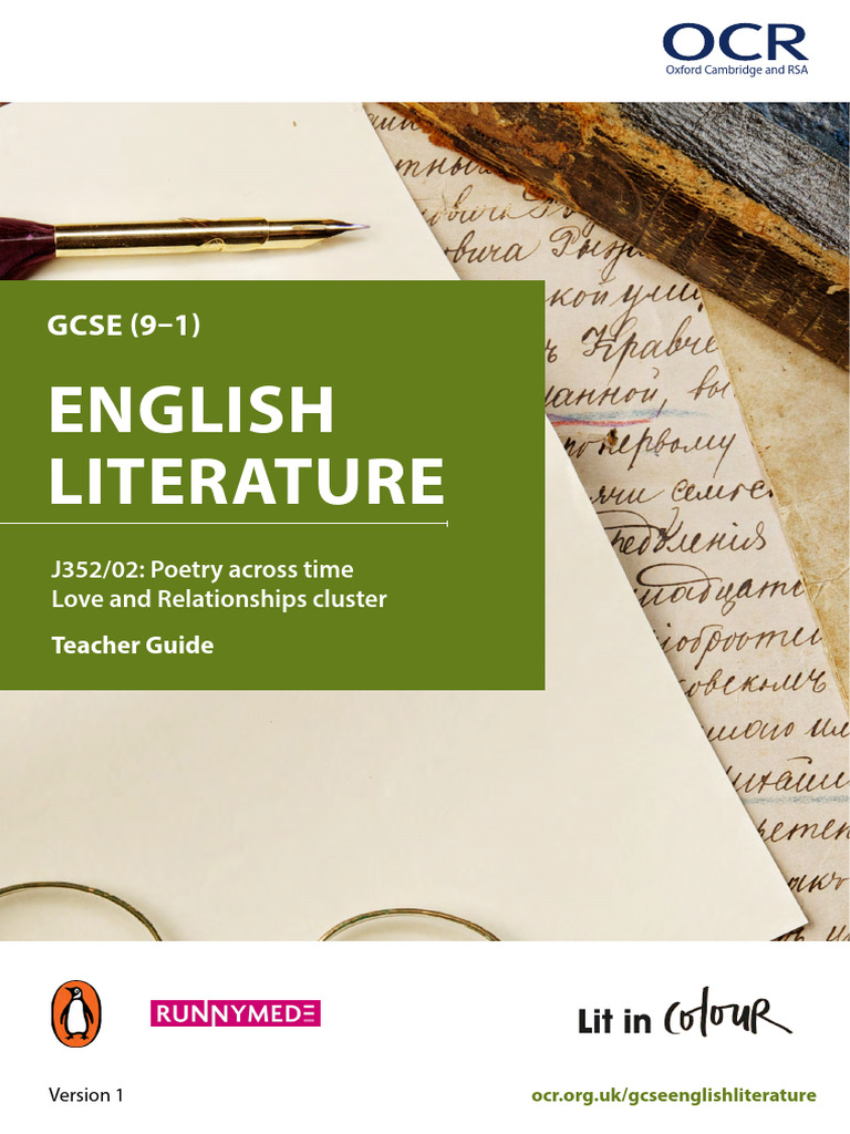 GCSE English Literature: Love & Relationships Guide | PDF | Poetry