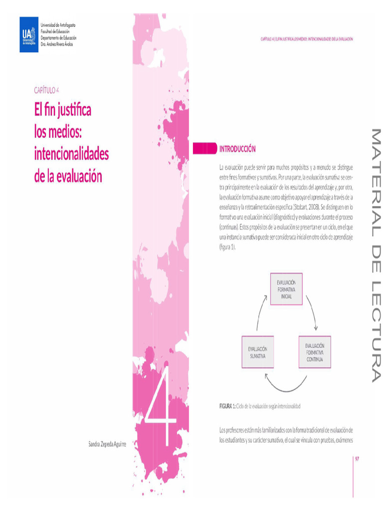Lectura Intencionalidades de La Evaluaci N | PDF