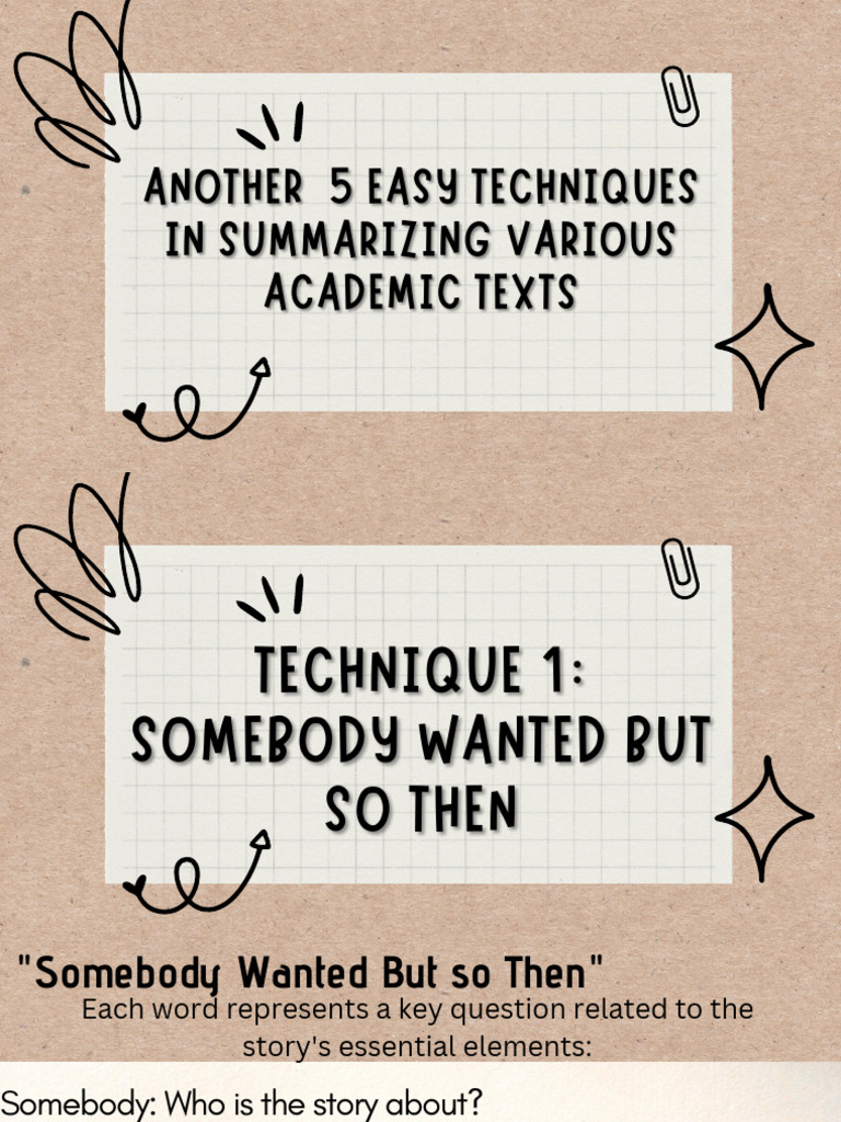 Summarizing Part II | PDF