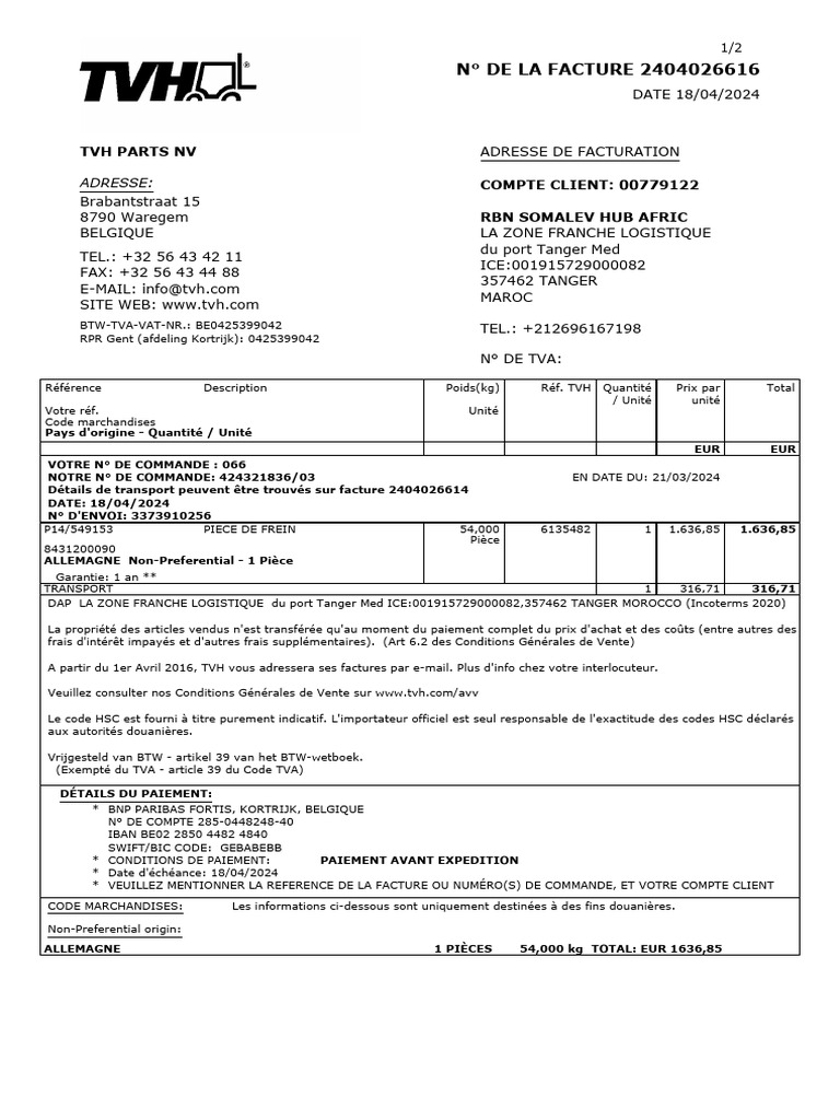 TVH 2024 2404026616 | PDF