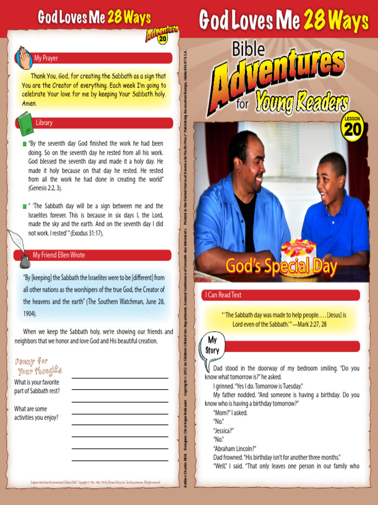 28WAYS - Adventure Bible Study 20 | PDF