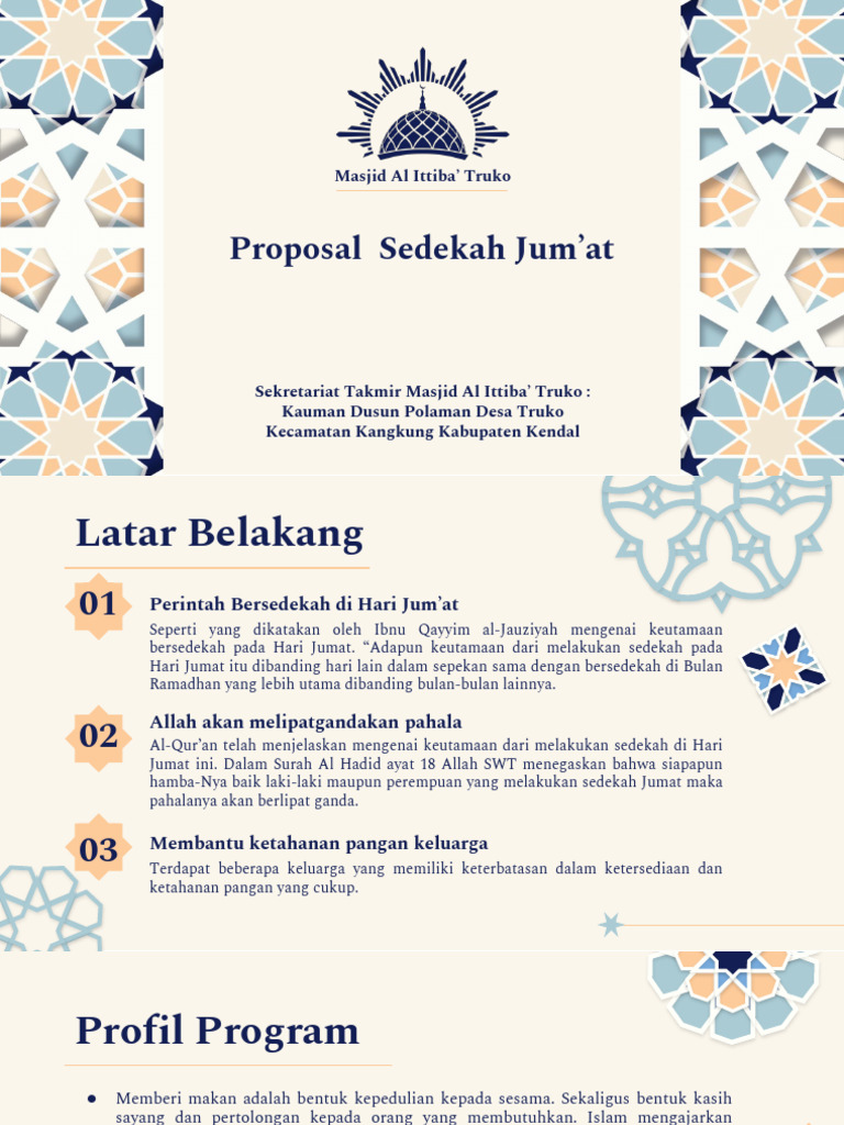 PROPOSAL JUMAT BERKAH - Rev | PDF