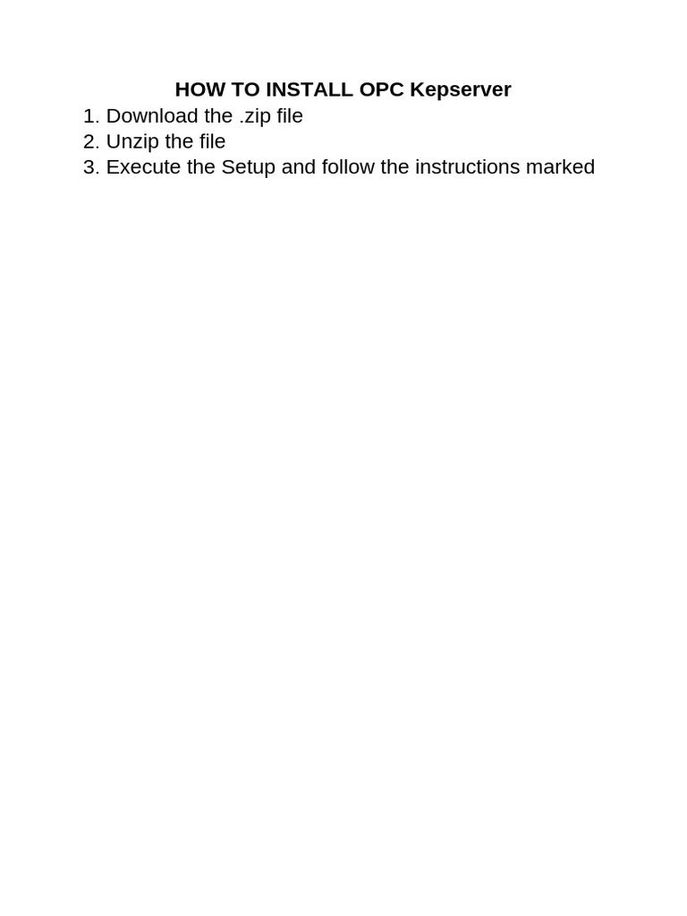 4. English How to Install Opc Kepserver | PDF