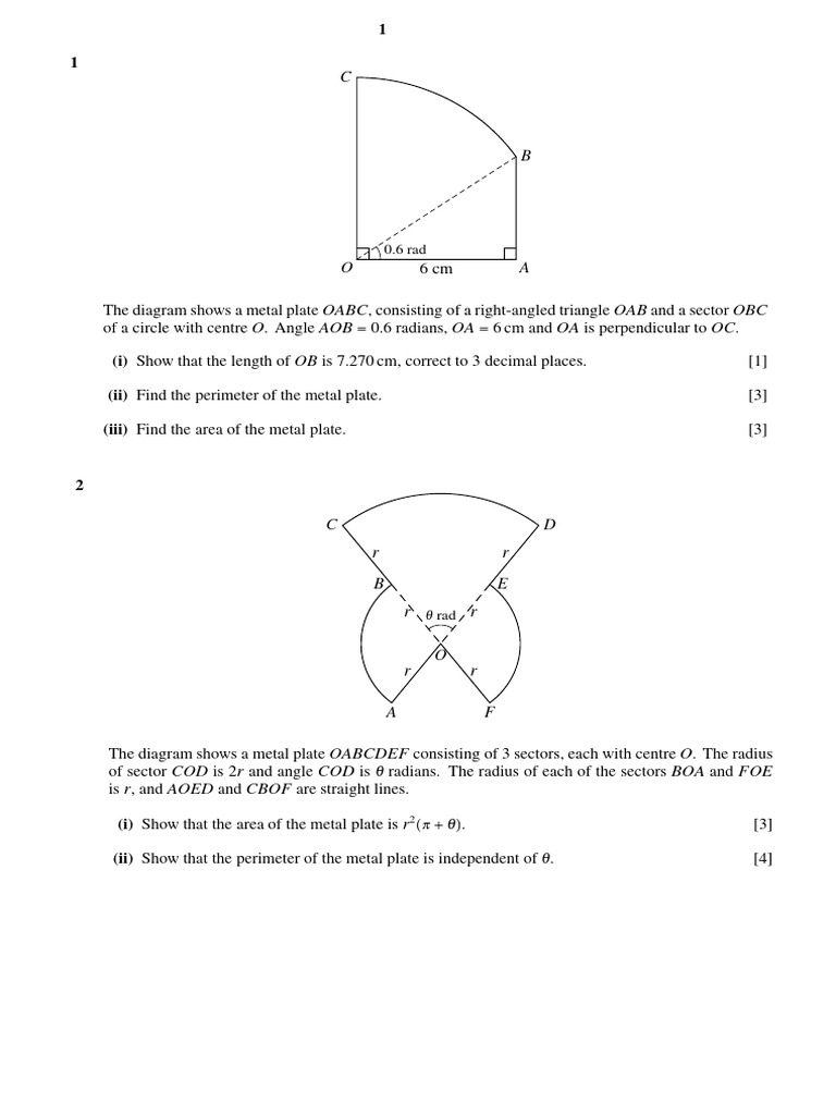 Circular Measure 2 As | PDF