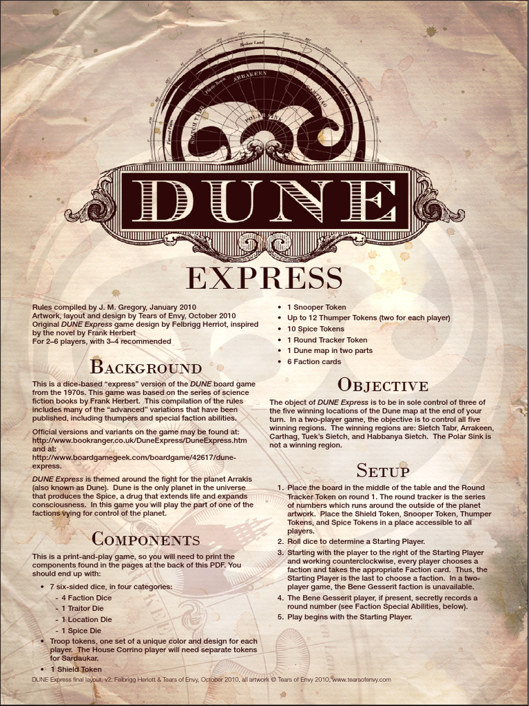 Dune Express Final Layout v02 | PDF