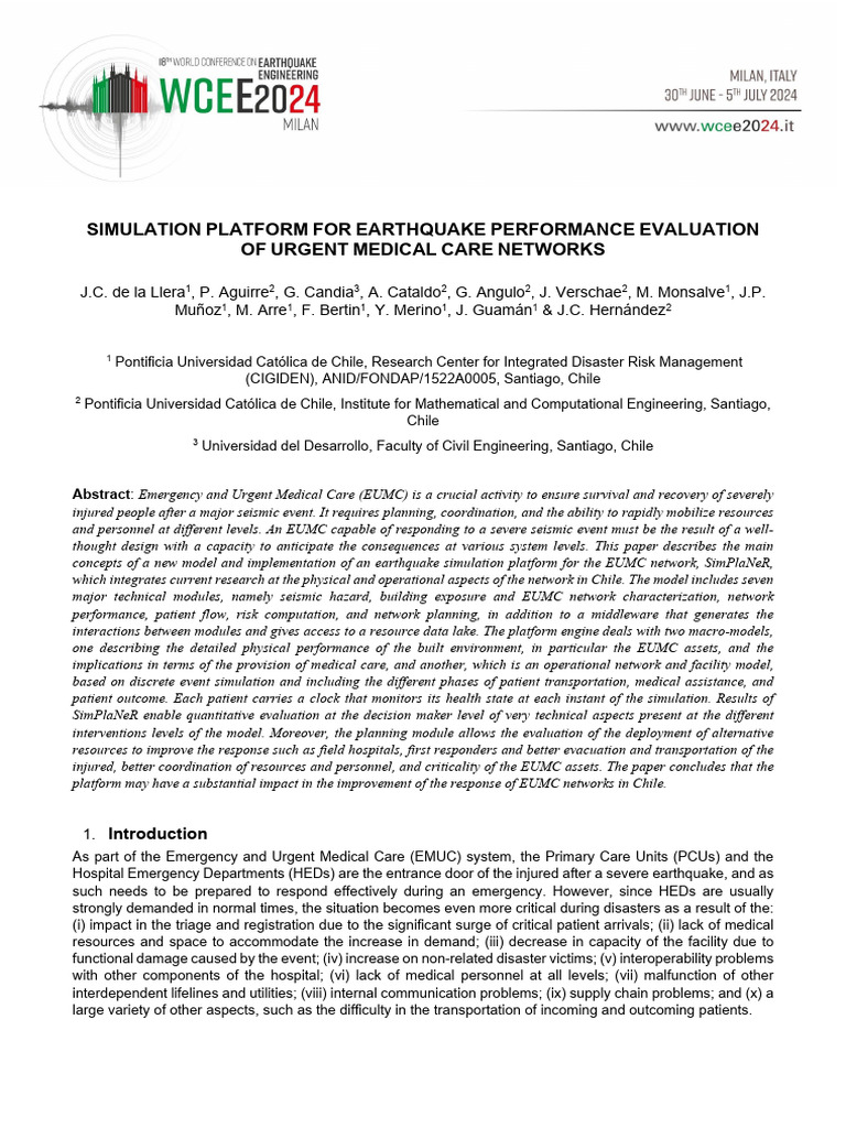 WCEE2024-de La Llera - Etal | PDF
