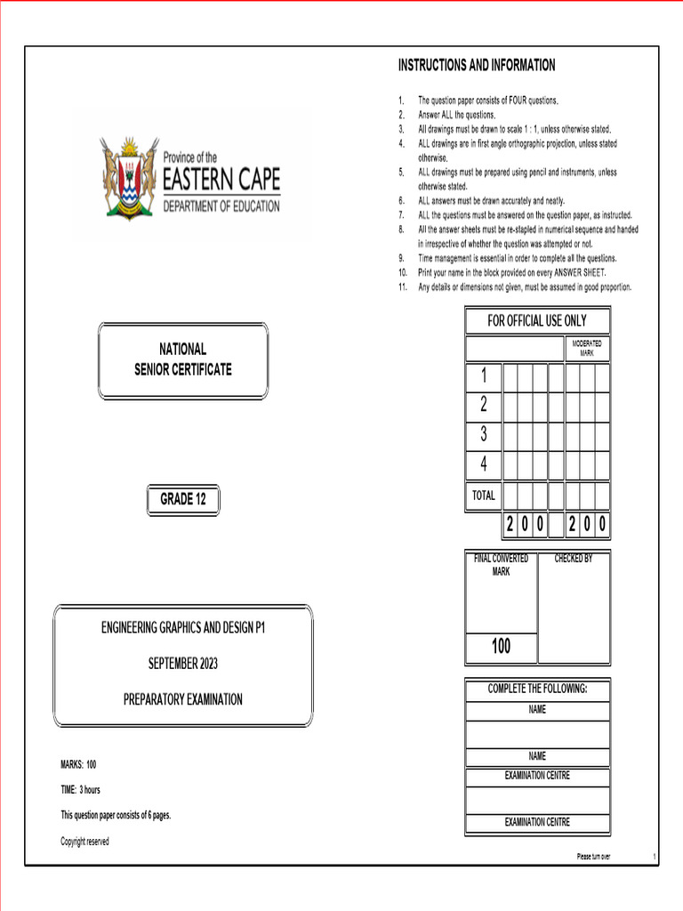 Egd Paper 1 2023 Eng | PDF