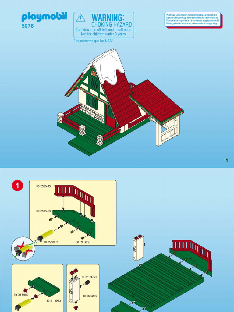 Playmobil Set 5976 Christmas Santas Home Pdf