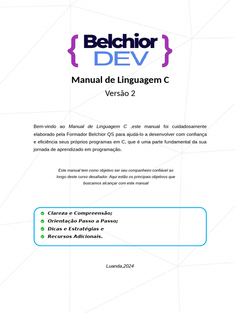 Manual de Linguagem C | PDF