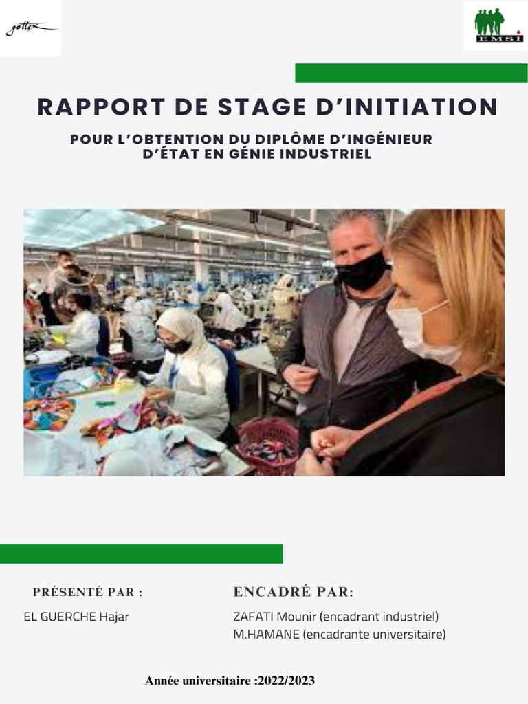 Rapport de Stage D'initiation Hajar-1 | PDF