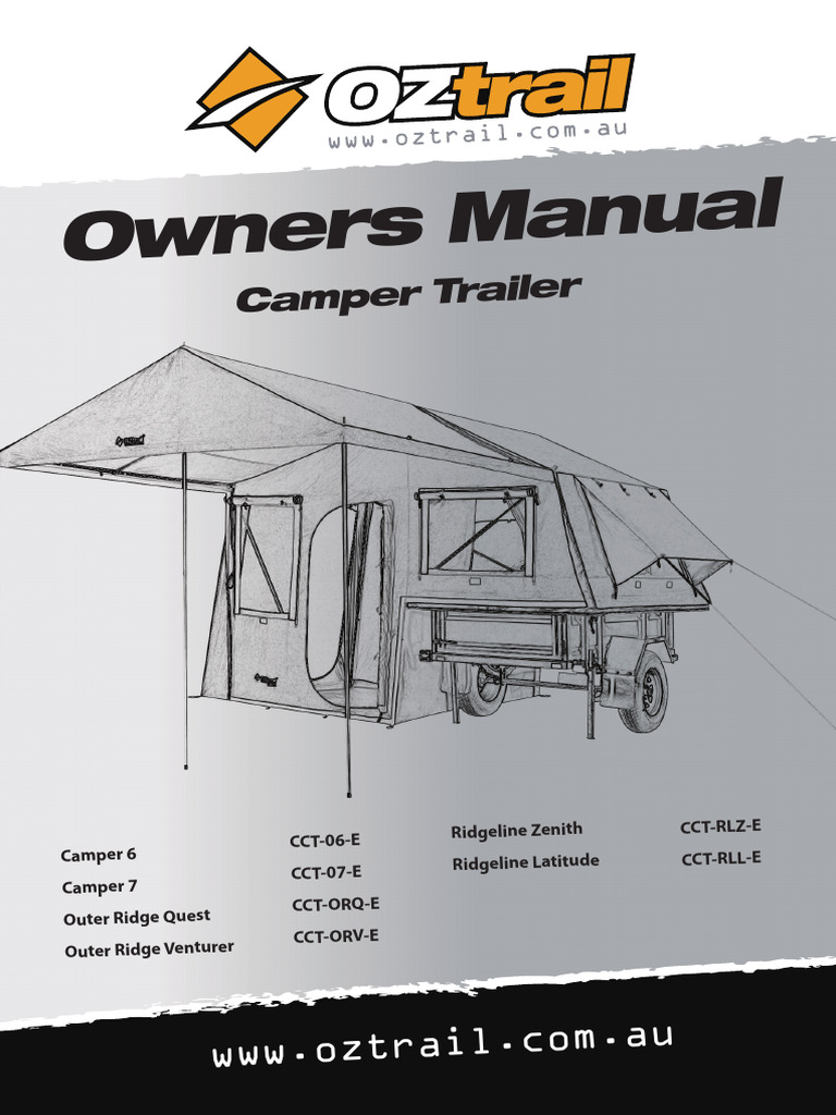 Camper Trailer Owner Manual-1 | PDF