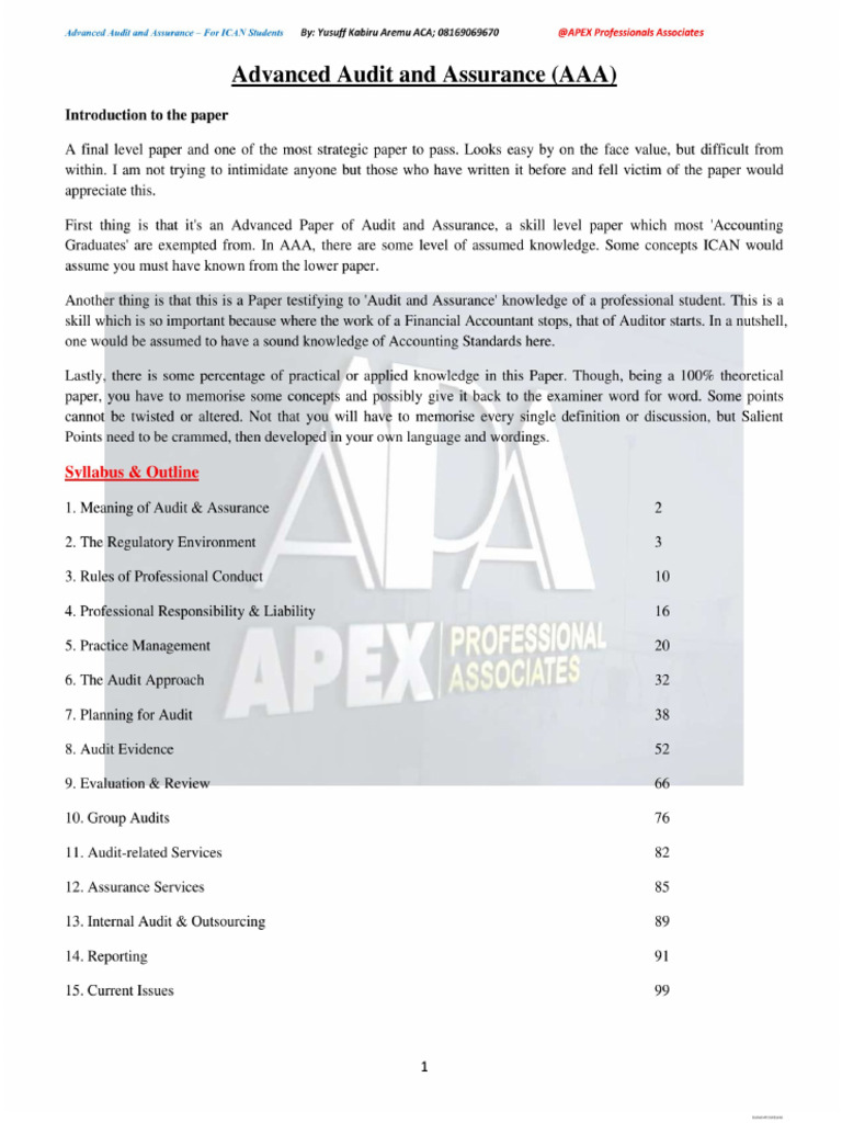 AAA - Sum. Note (Updated) | PDF