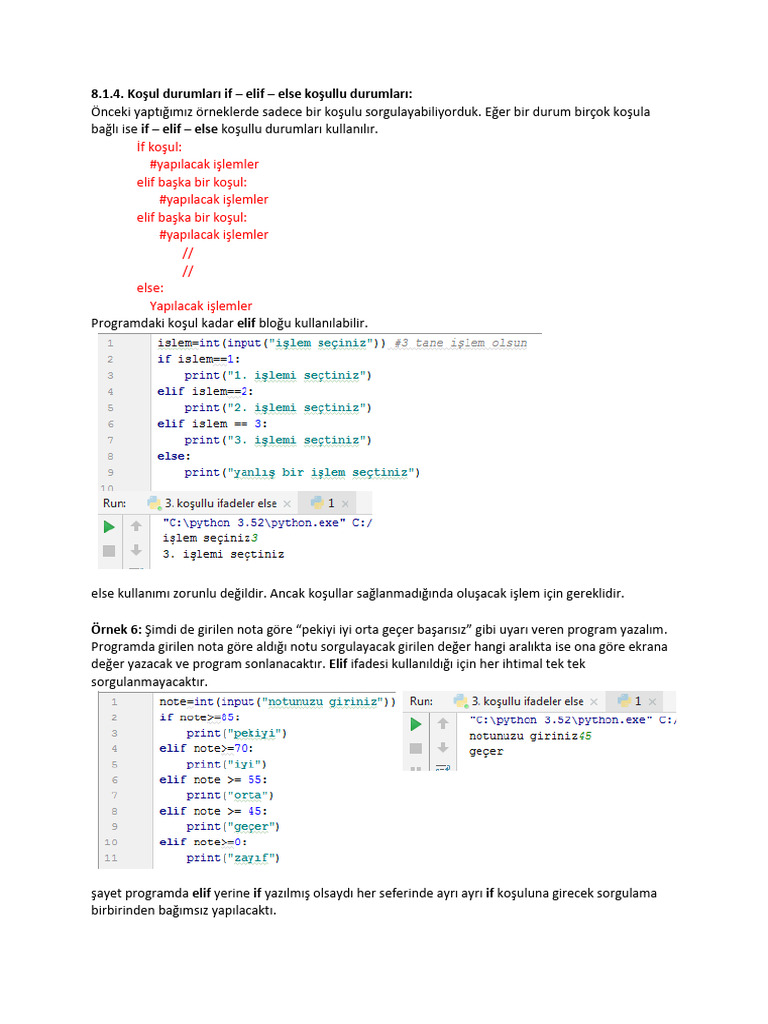 Python 2.bolum-1 | PDF