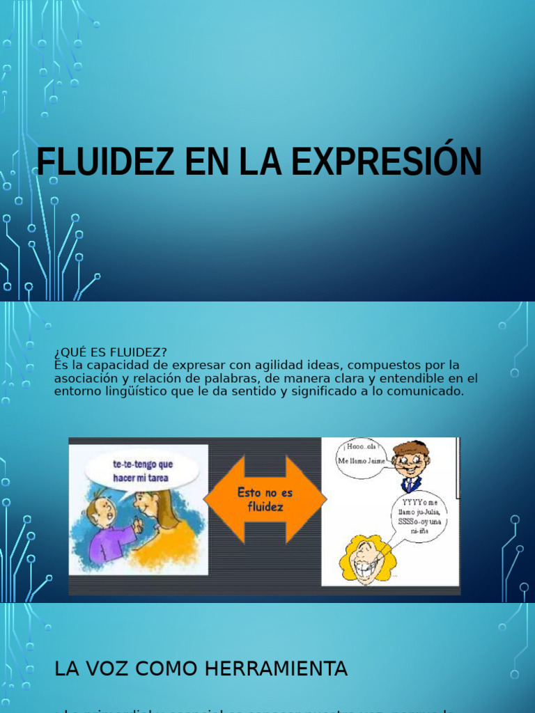 Fluidez en La Expresión | PDF