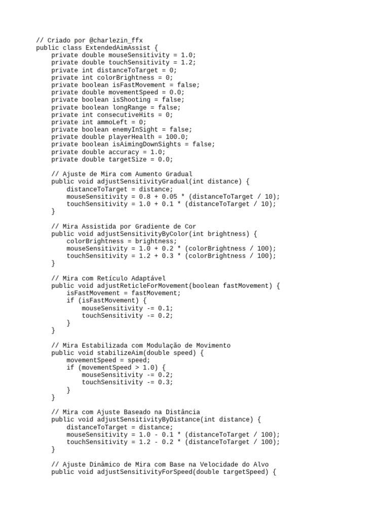 Aim Sensitivity | PDF