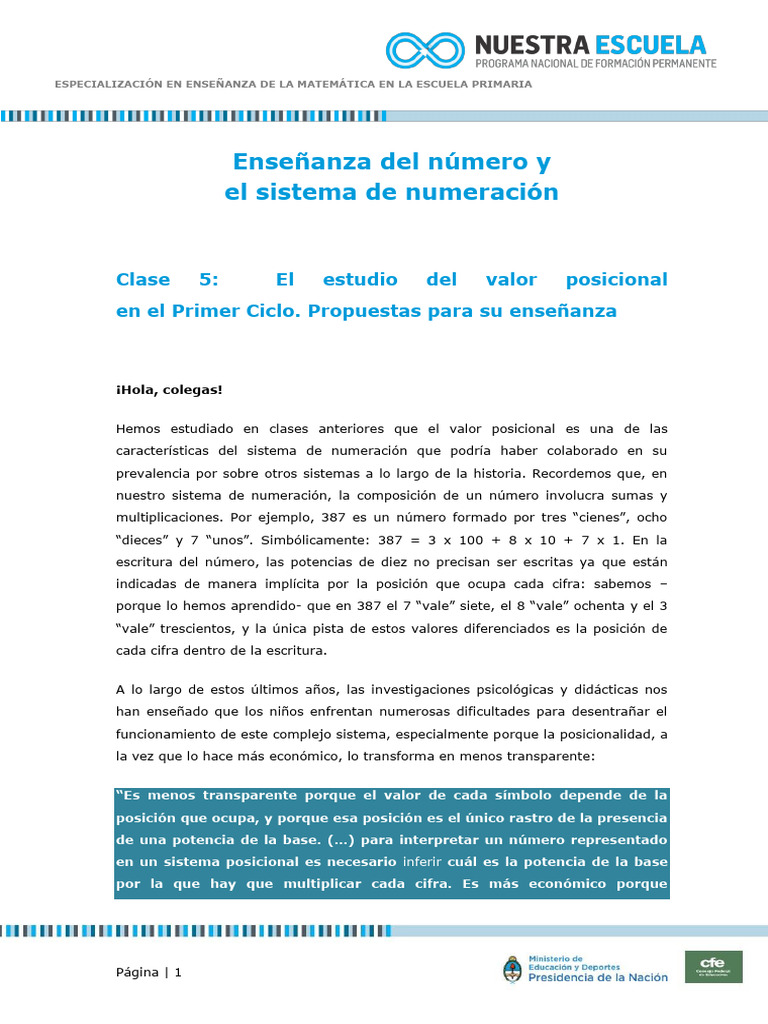 ENS 1 Clase 5 | PDF