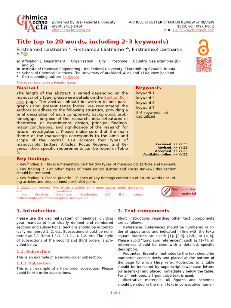 CTA Template 2023 | PDF