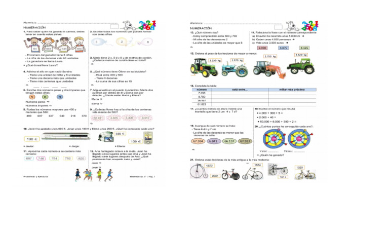 Ficha Matema 2 | PDF