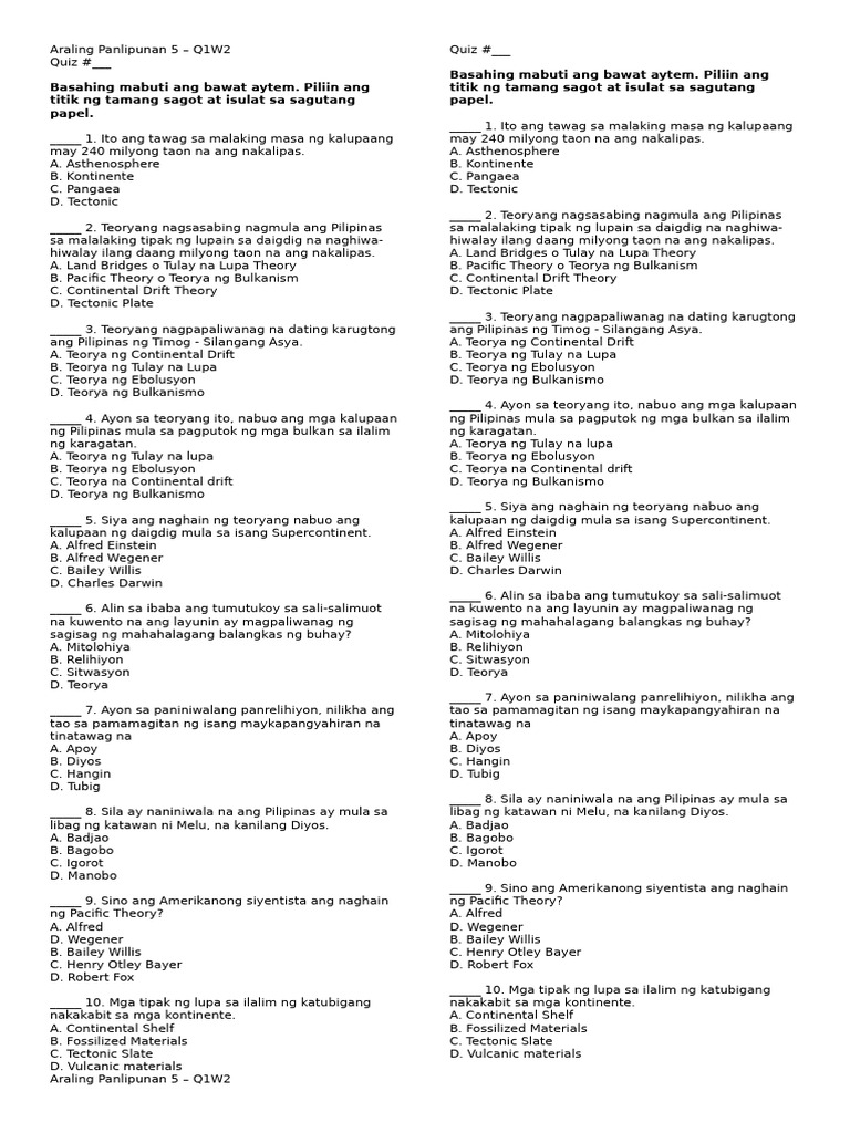 Arpan Q1W2 Quiz2 | PDF