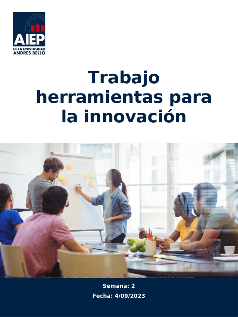 HPI201 - Herramientas para La Innovación Florencia Leon | PDF