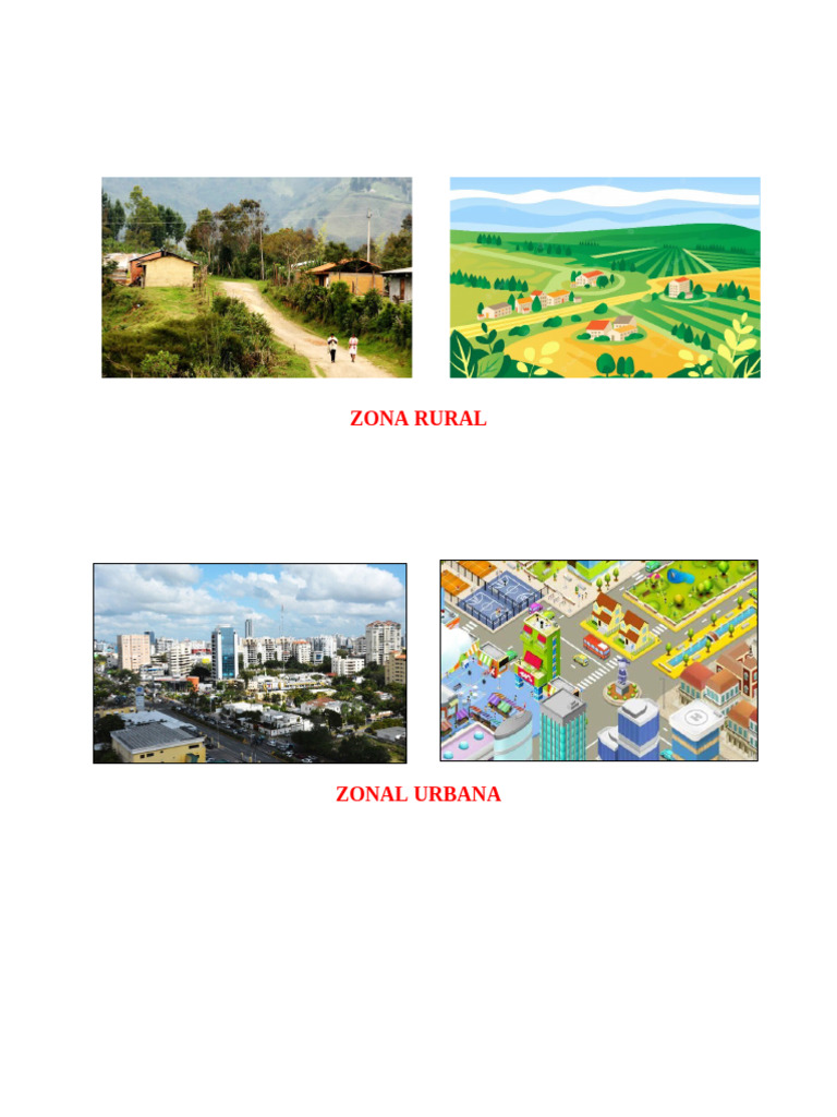 ZONA RURAL Y URBANA | PDF