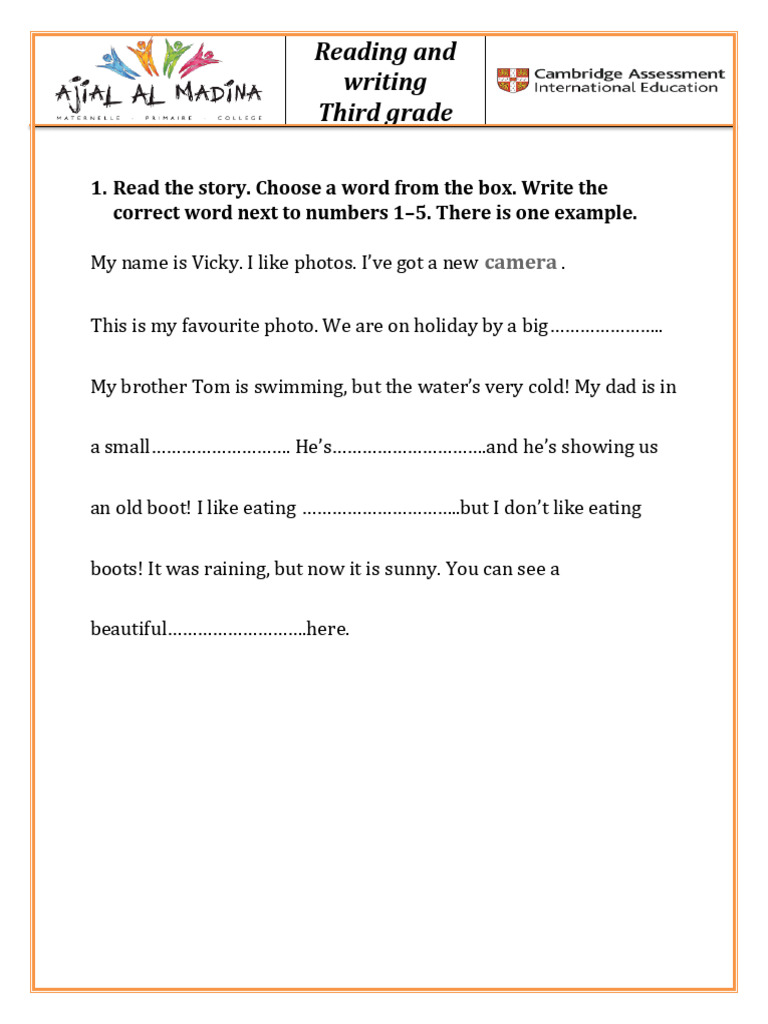 Readind and Writing 2 | PDF