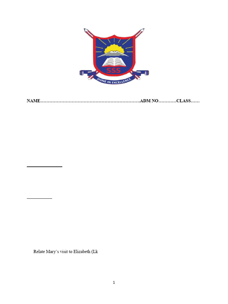 Form 2 Cre Holiday Assignment For Aug-2024 | PDF