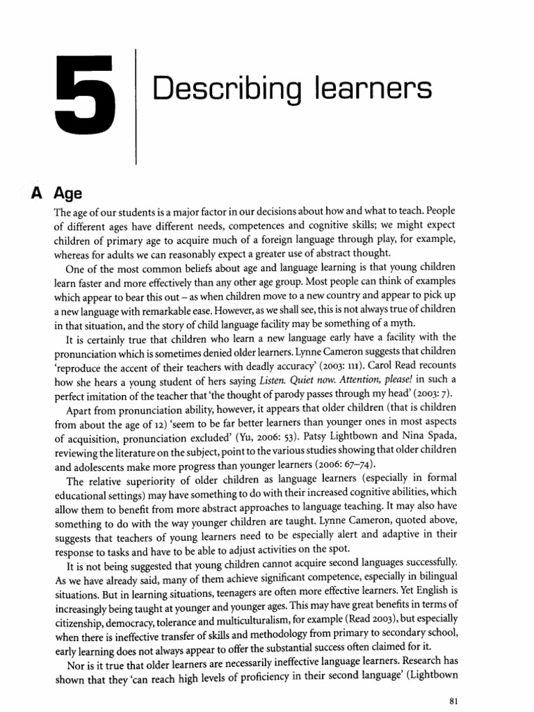 AGE - Jeremy Harmer - The Practice of ELT-1 | PDF