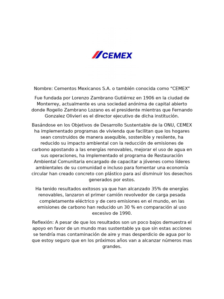 CEMEX | PDF
