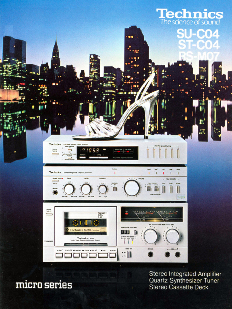 Hfe Technics Rs-m07 St-c04 Su-C04 Brochure en | PDF