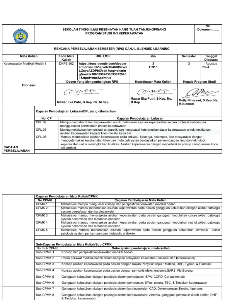Rps KMB I 24-25 | PDF | Epidemiology | Self-Improvement