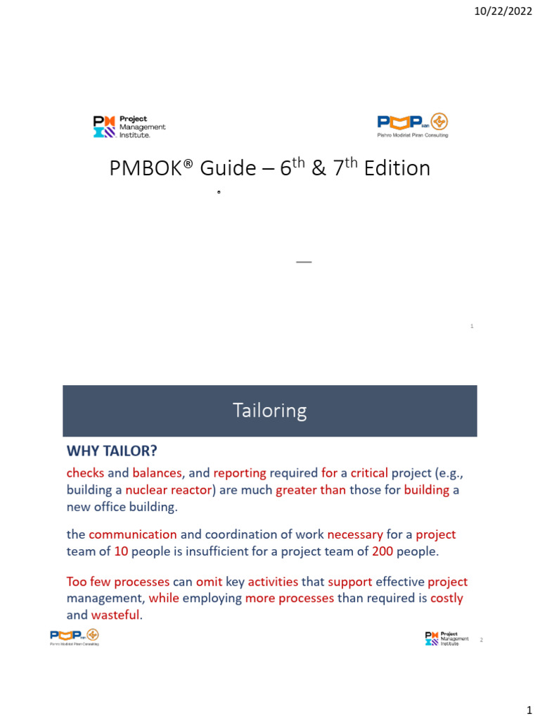 10 Tailoring V01 | PDF