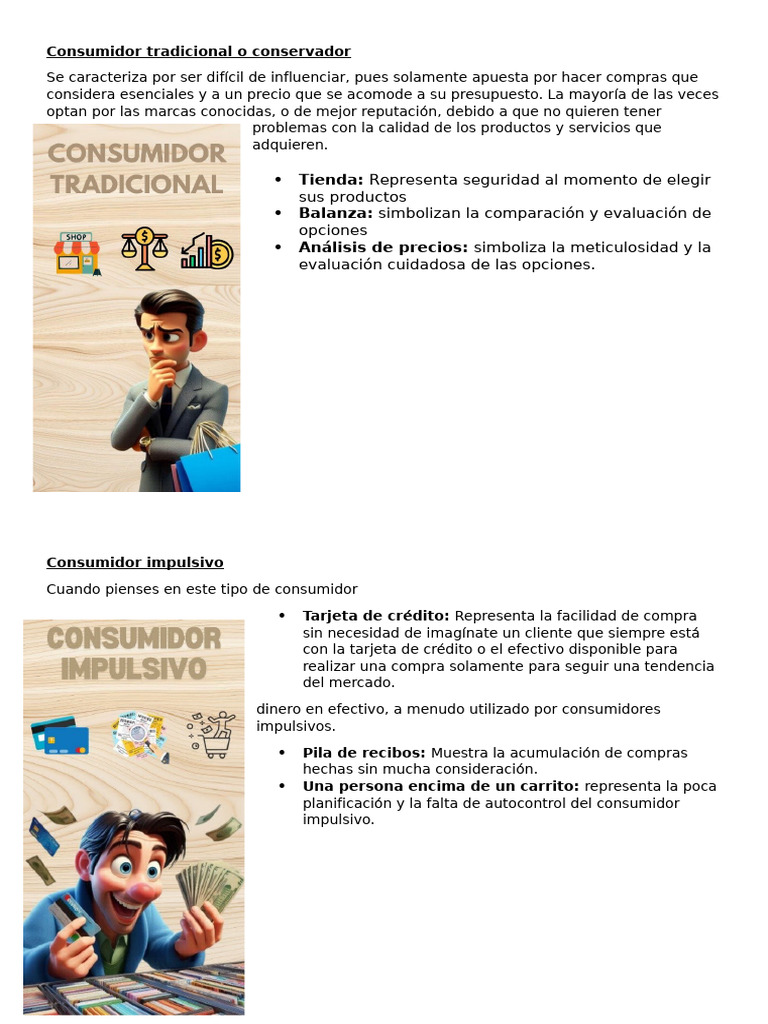 Tipos de Consumidores 2 | PDF | Los consumidores | Racionalidad