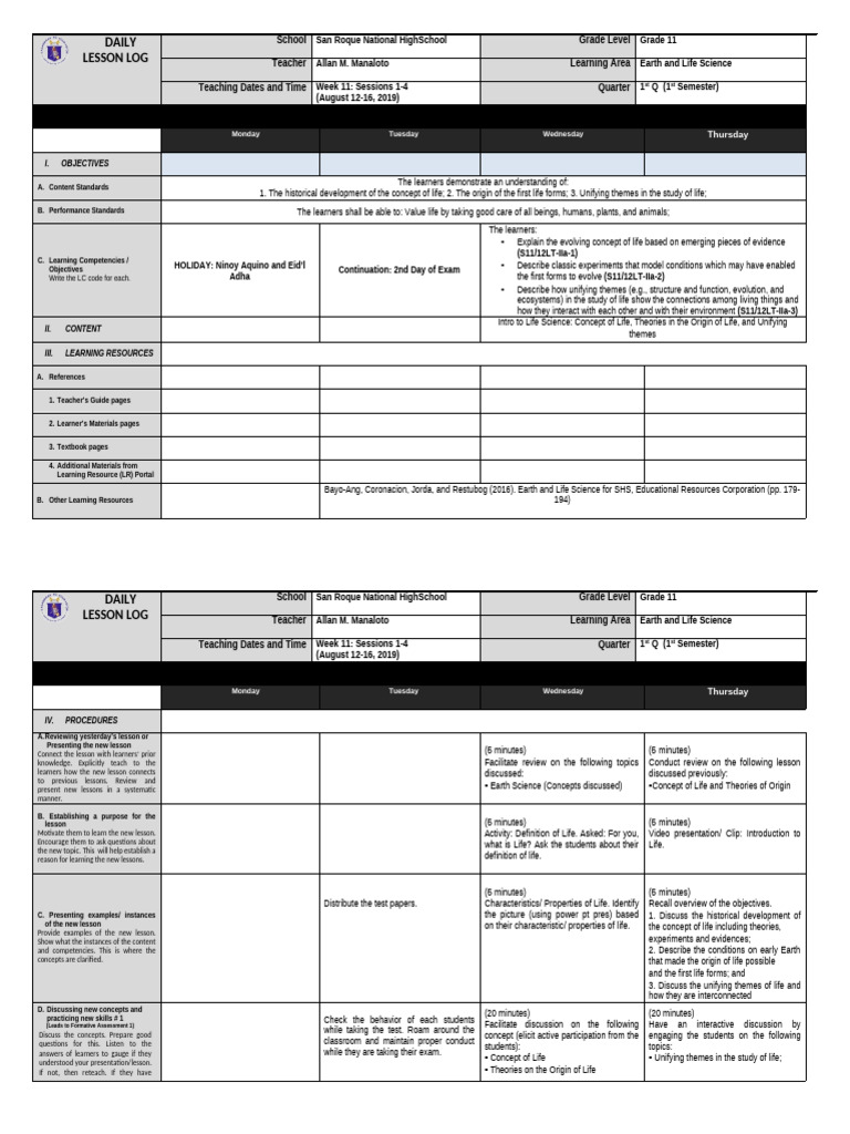 Els DLL Week 11 Final | PDF