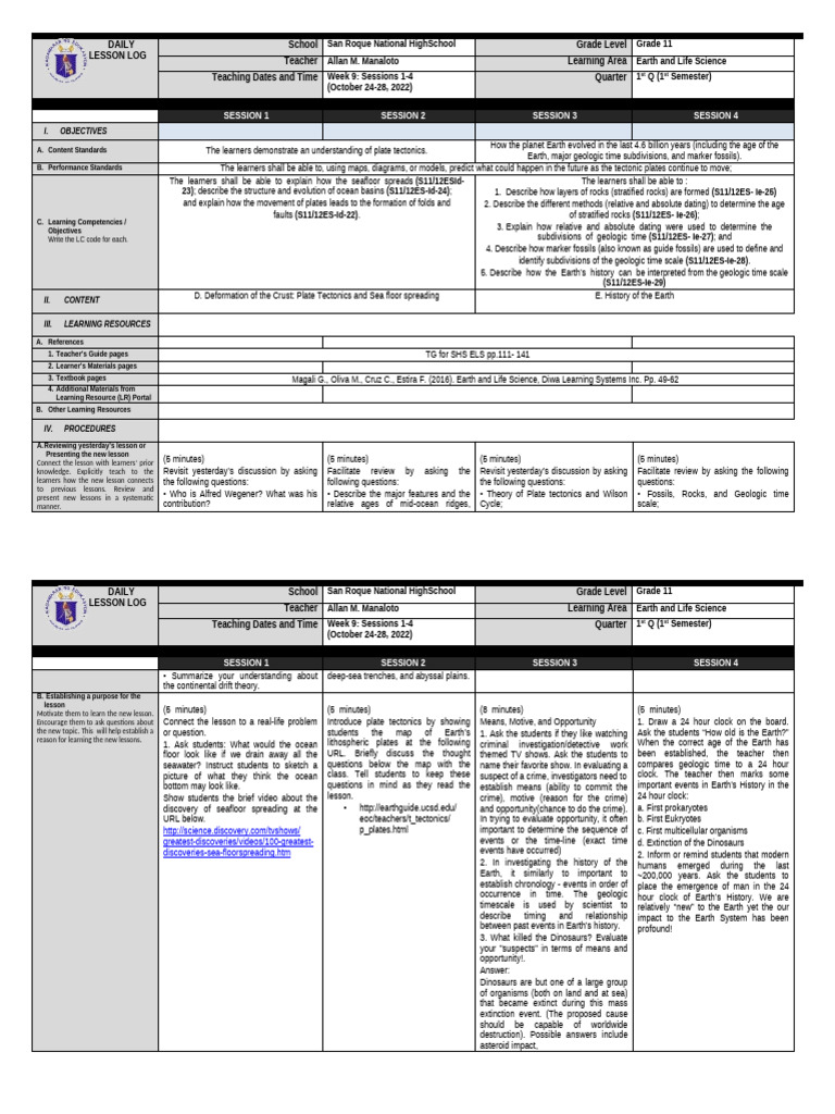 Els DLL Week 9 Final | PDF