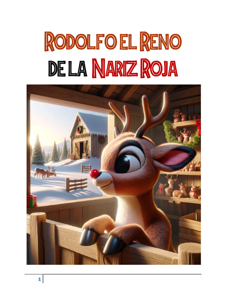 Cuento Rodolfo El Reno | PDF