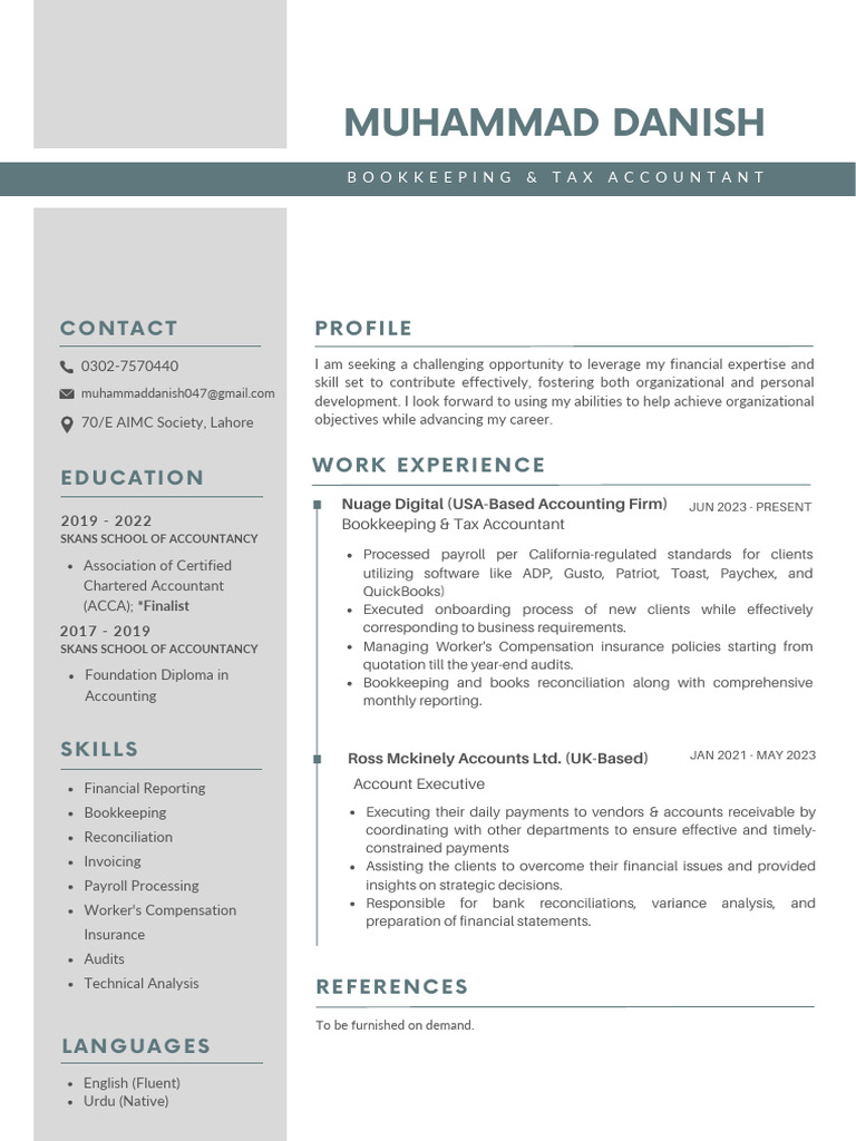 Danish Resume | PDF