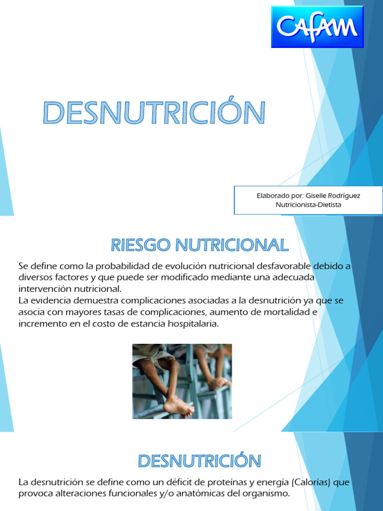 PRESENTACI+ôN DESNUTRICI+ôN | PDF