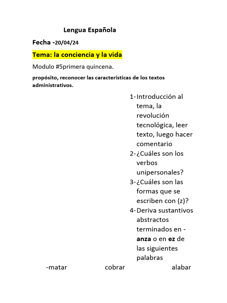 Lengua Españo Modulo5 | PDF