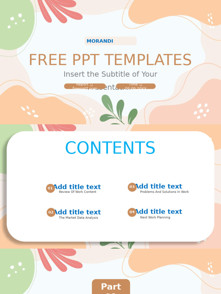 Morandi Color Business PPT Template | PDF Morandi Color Business PPT Template | PDF