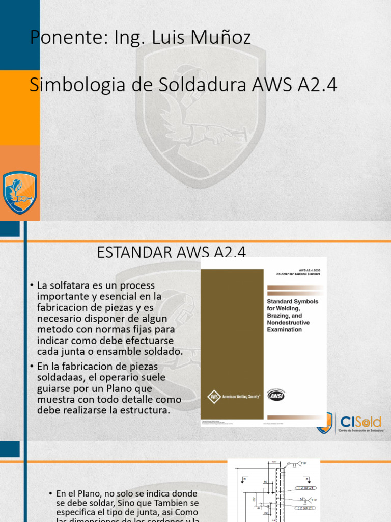 Simbologia de Soldadura Segun Aws A2.4 | PDF