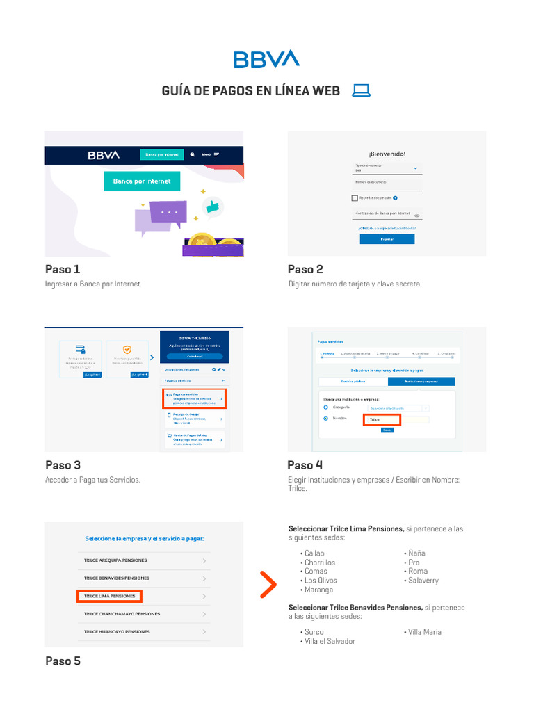 Guia de Pagos Bbva | PDF