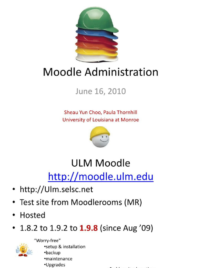 Moodle Admin | PDF
