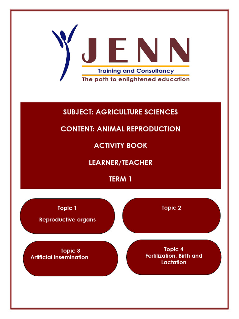 AGRIC Reproduction Activity Manual | PDF