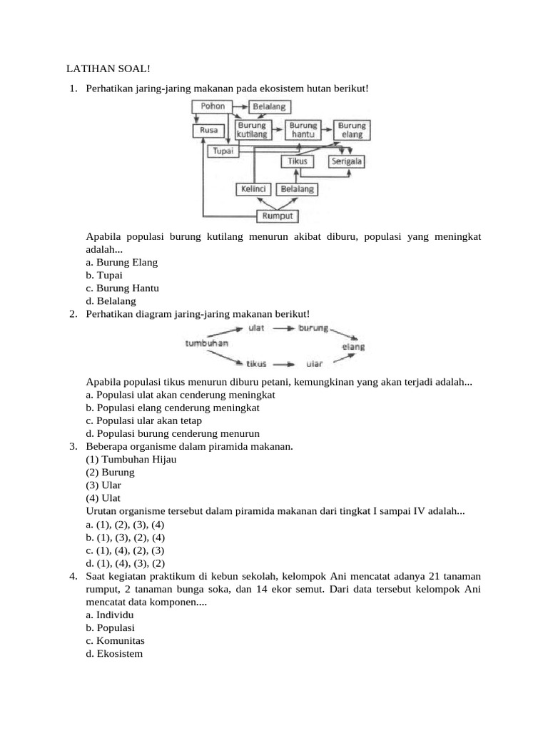 Latihan Soal Ipa 7 | PDF
