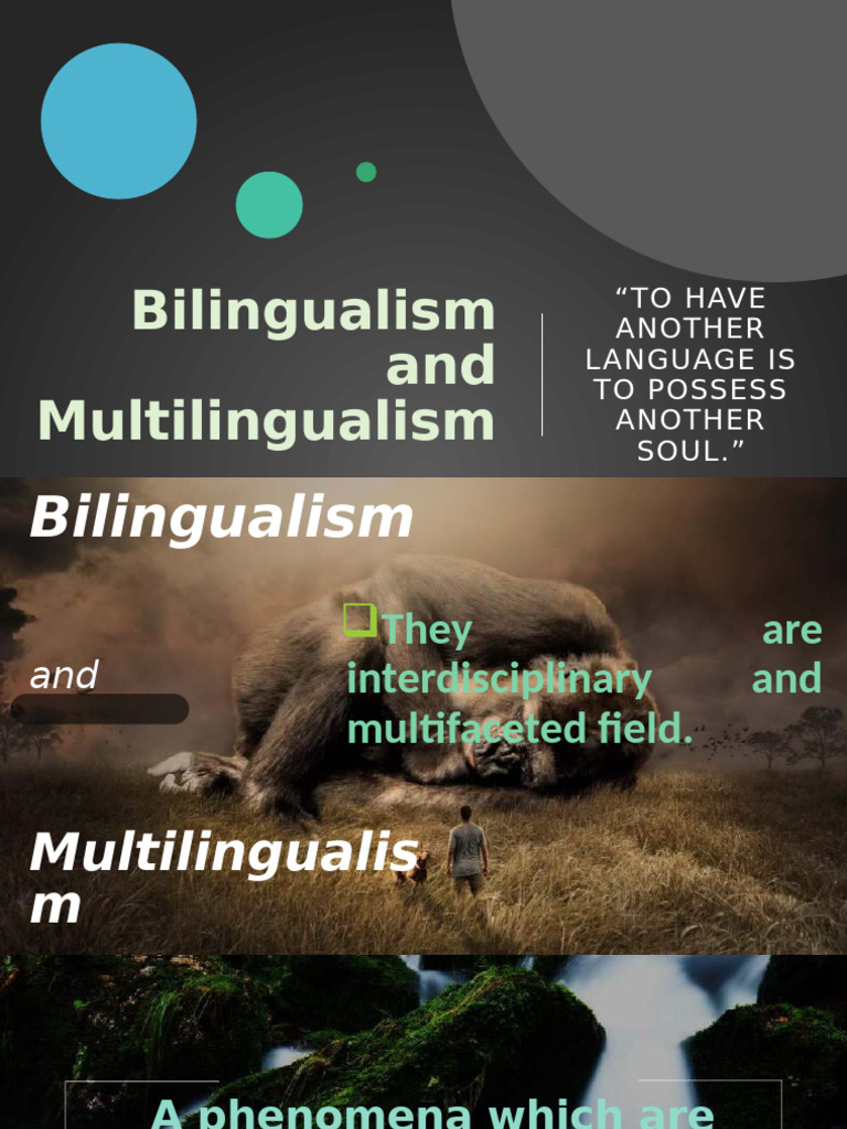 Bilingualism and Multilingualism | PDF
